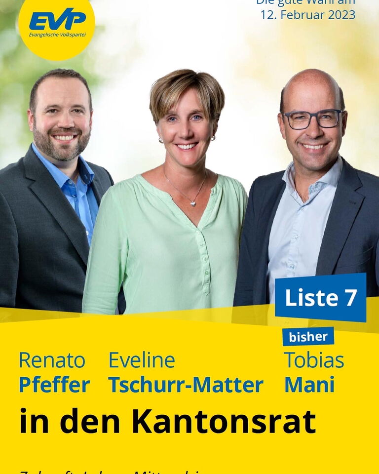 Das Resultat der Kantonsratswahlen - Eveline Tschurr, EVP, persönliche ...